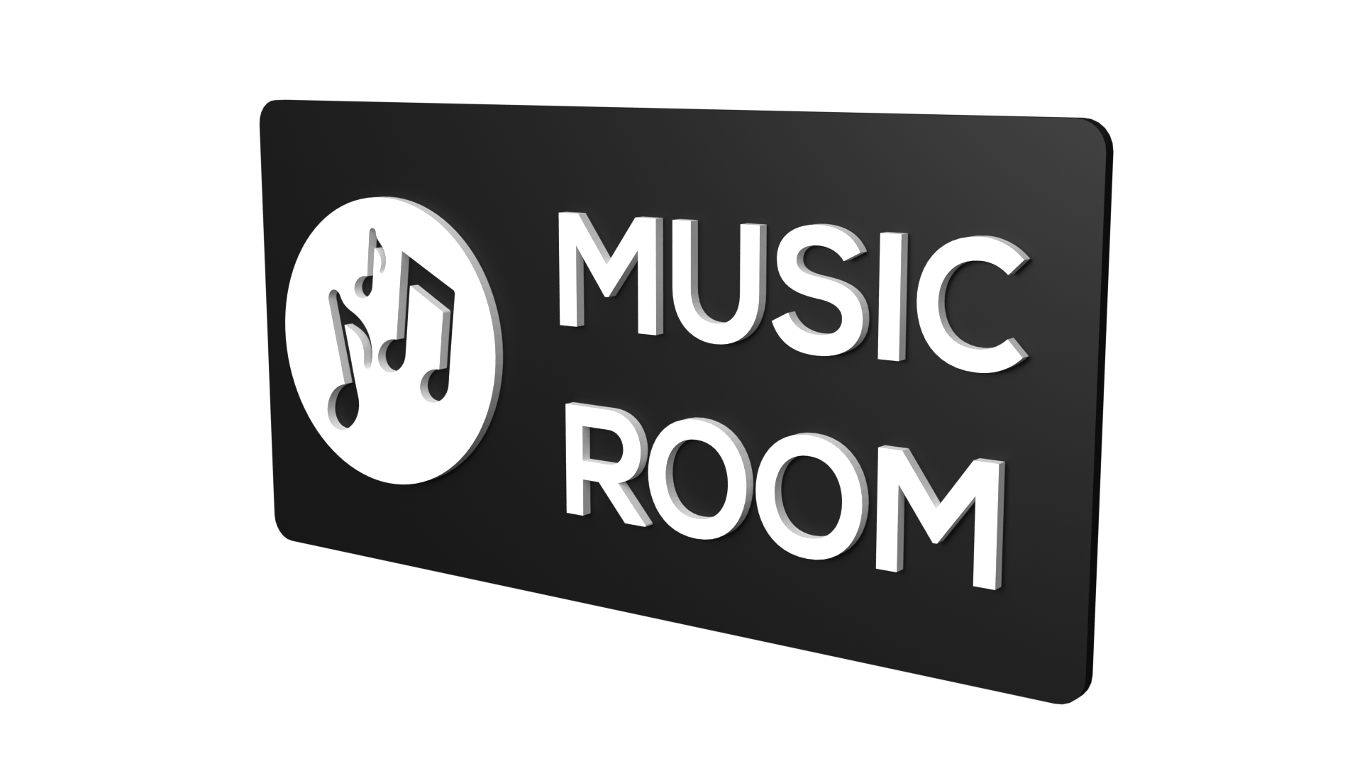 MUSIC ROOM signboard | MUSIC ROOM signage