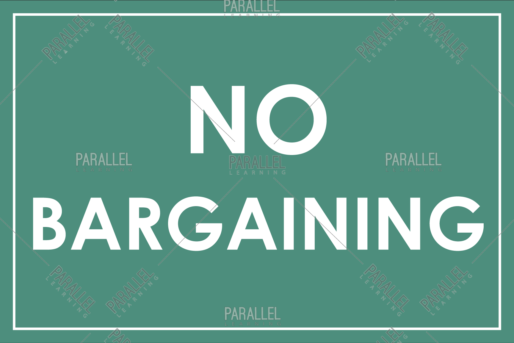 No Bargaining Signage No Bargaining Sticker no-bargaining-signage-no-bargaining-sticker