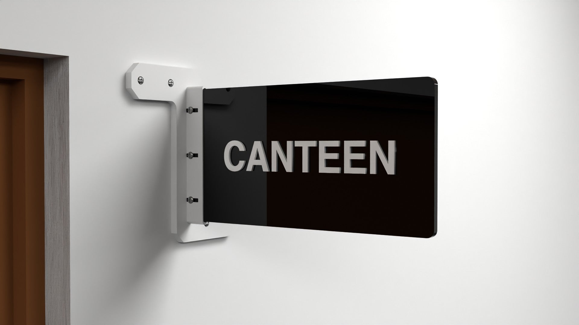 Double side name plate | Dual side nameplate | Double side classroom ...