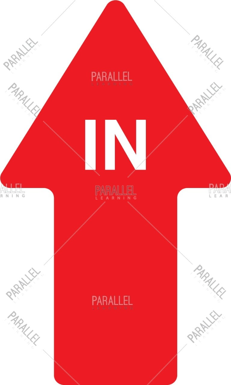 IN arrow signage | IN arrow sticker & posters