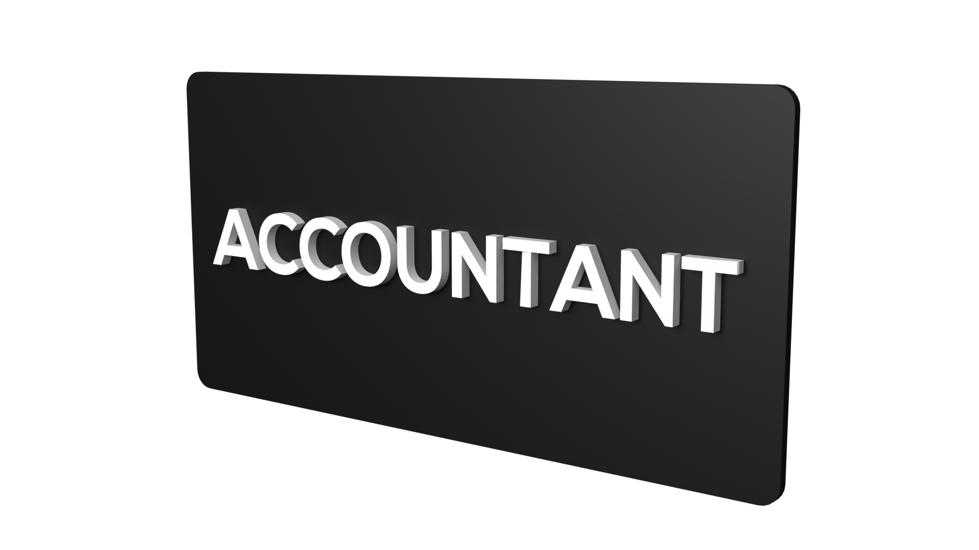 Accountant sign | Accountant signage | Accountant name plate