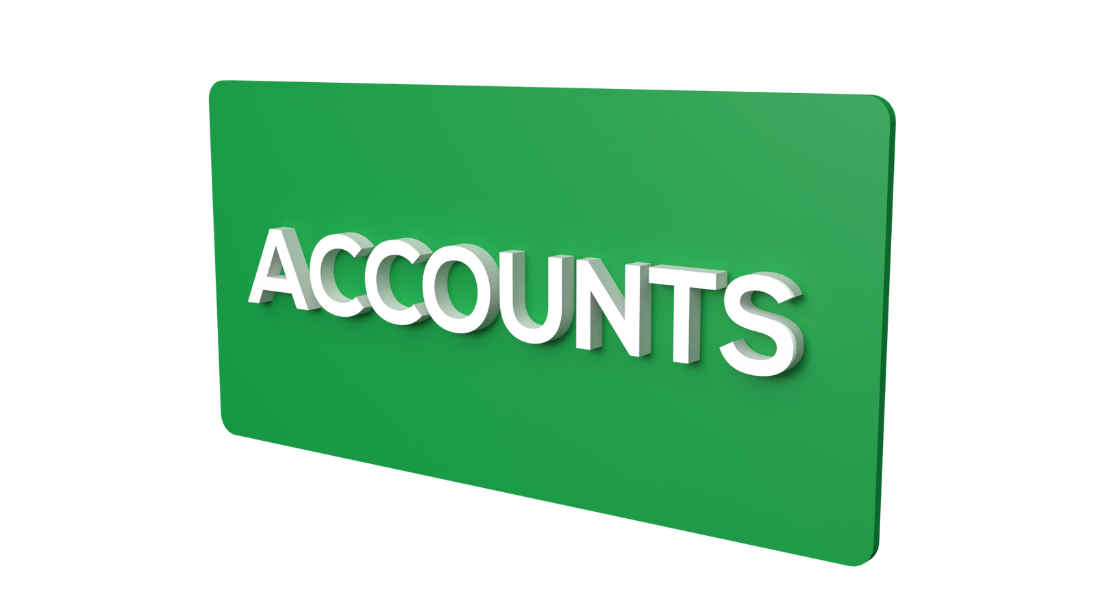 Accounts sign | Accounts signage | Accounts signbaord