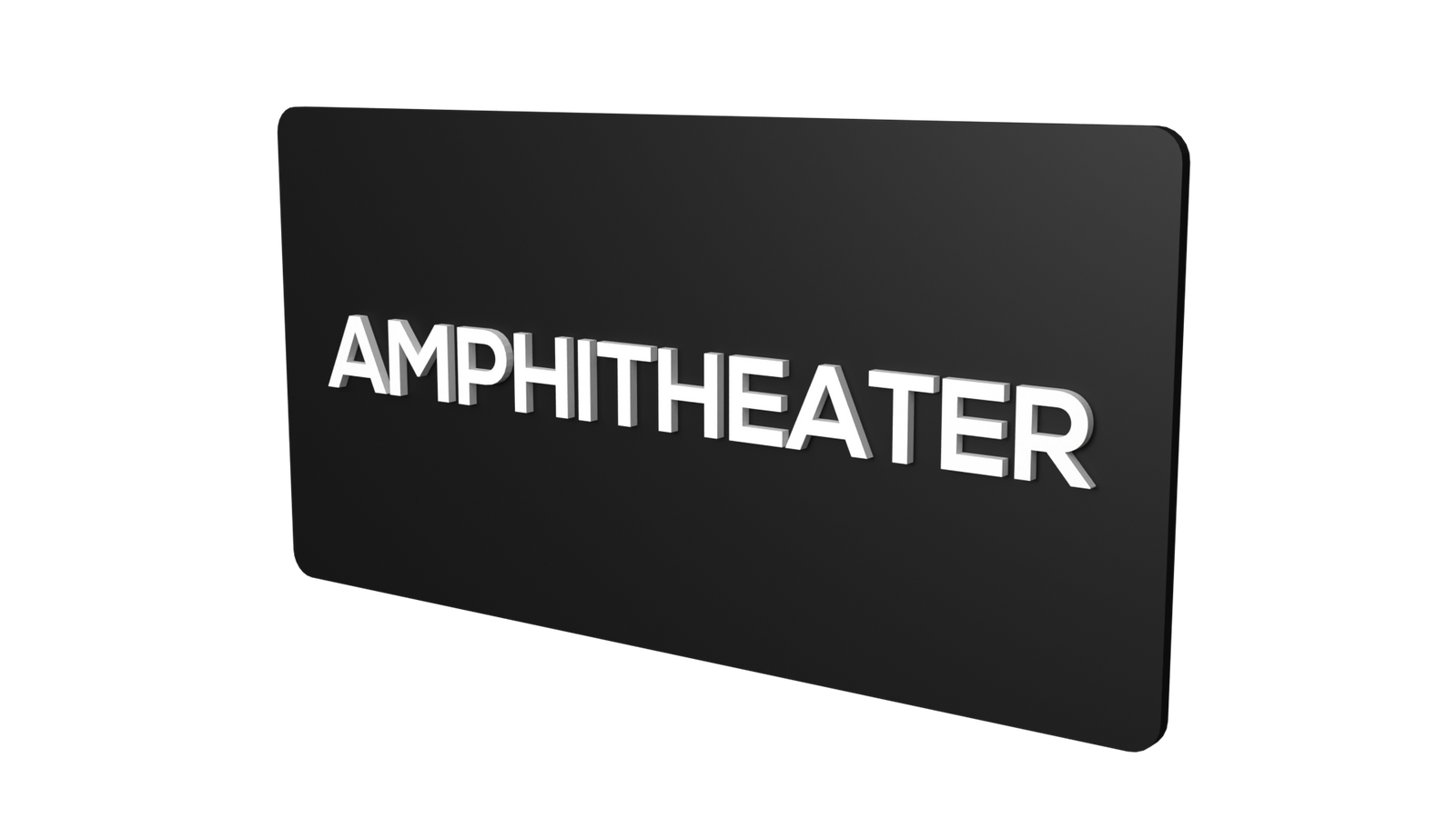 Amphitheater Signage