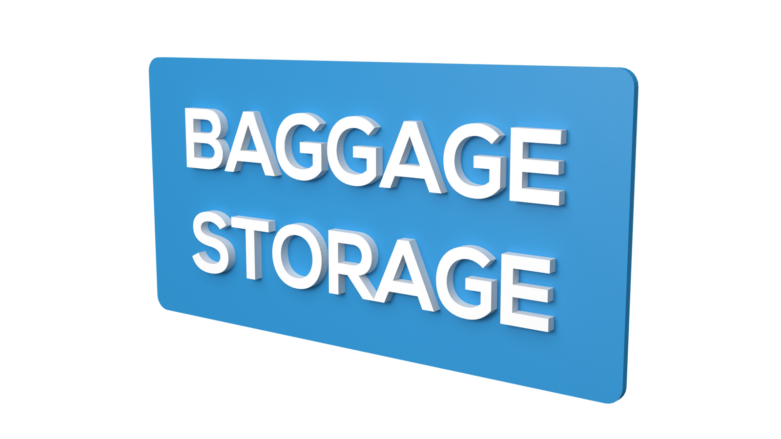 Baggage Storage sign | Baggage Storage sign board | Baggage Storage signage