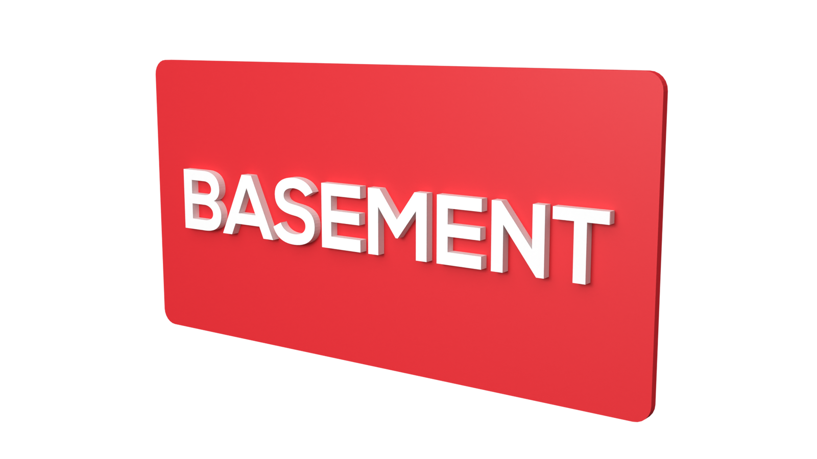 Basement | Basement Signage | Basement sign board