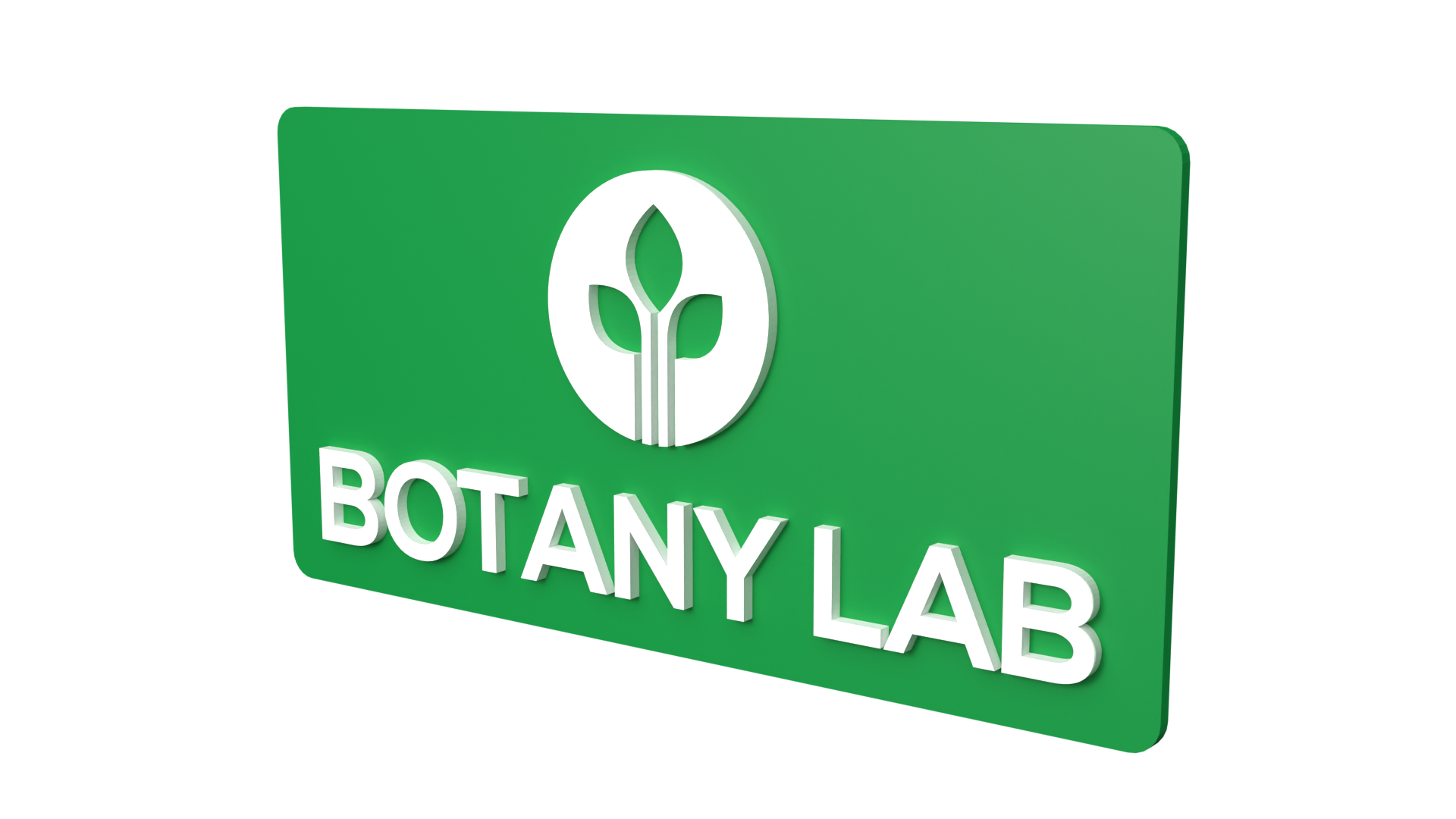 Botany Lab signboard & Signage