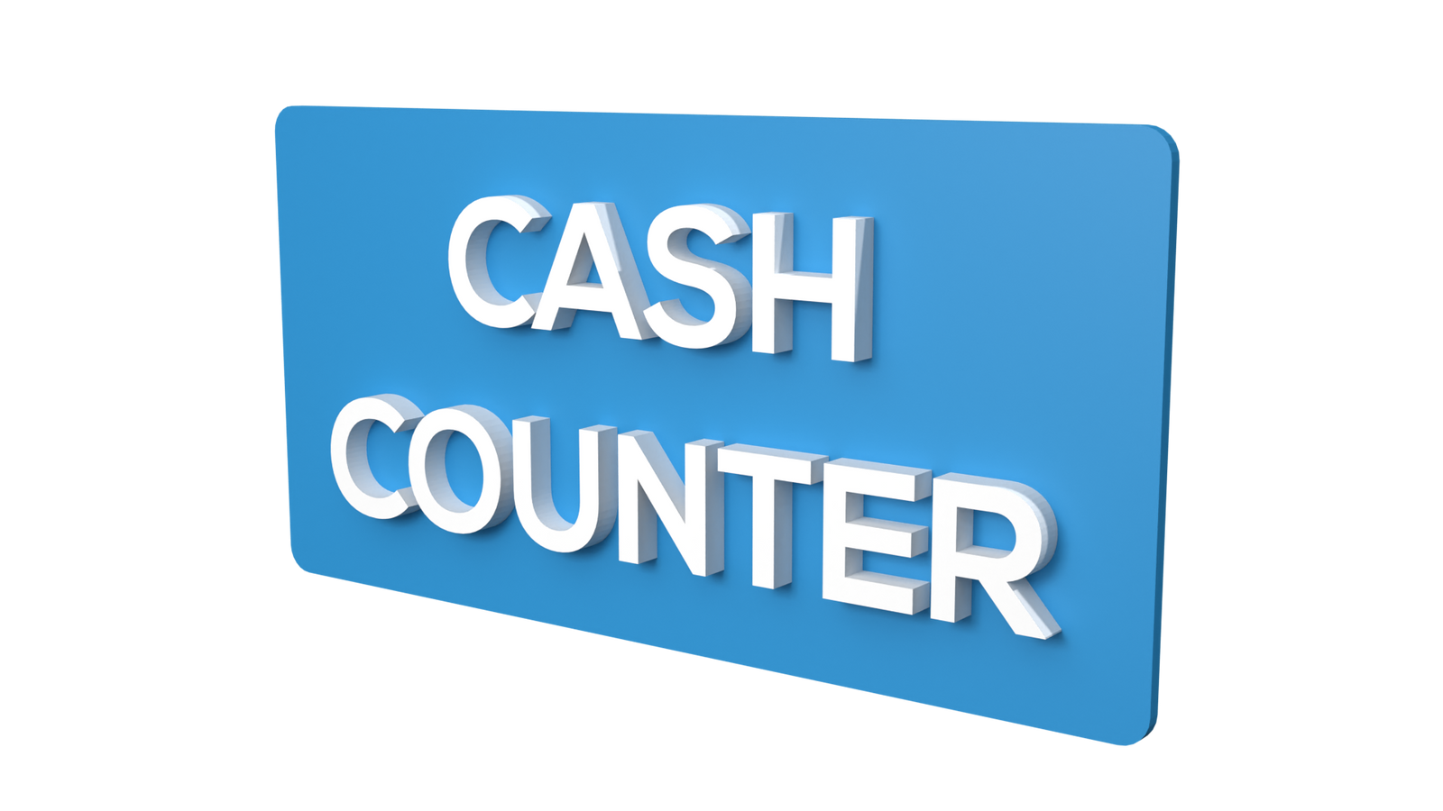 Cash Counter Sign | Cash Counter Sign Board | Cash Counter sign board