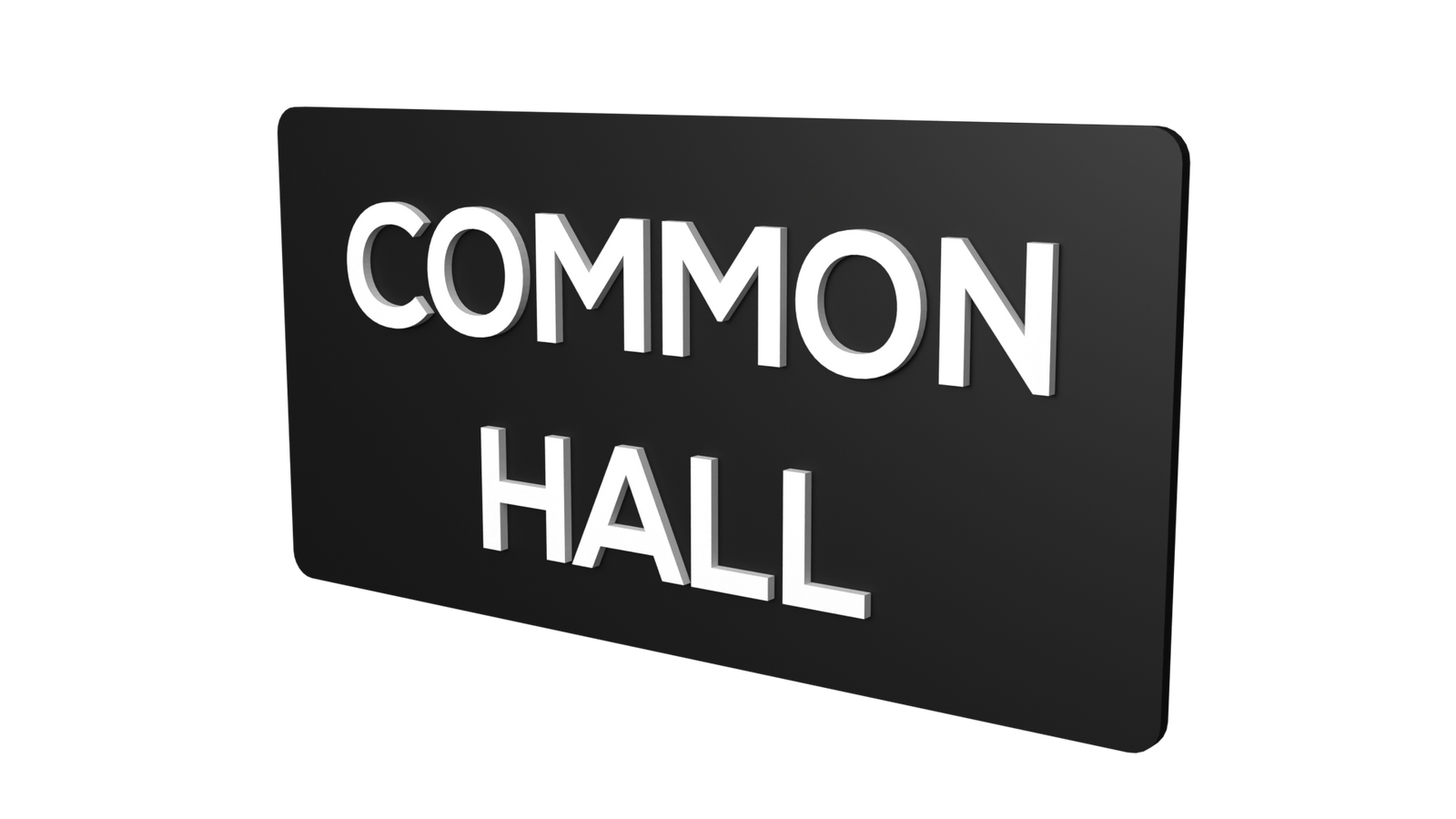 Common Hall | Common Hall Signage