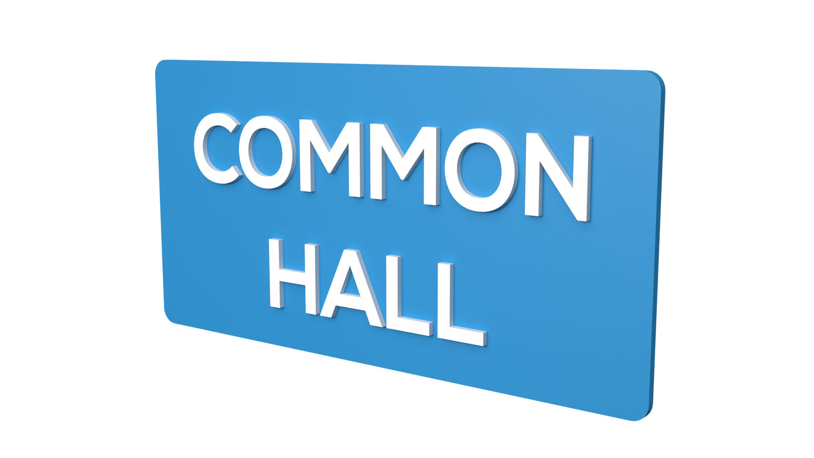 Common Hall | Common Hall Signage