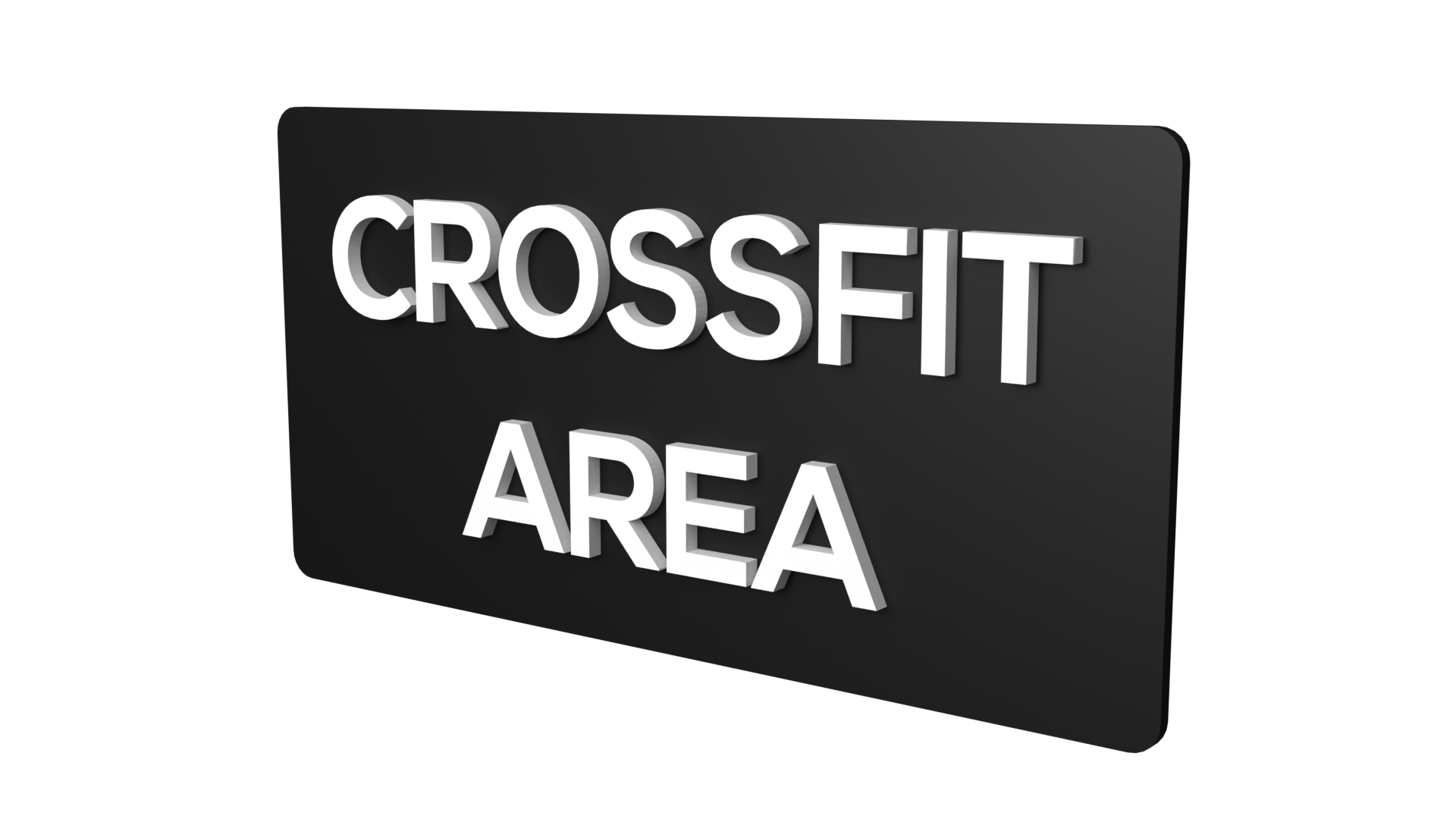 Crossfit Area sign | Crossfit Area sign board | Crossfit Area Signage