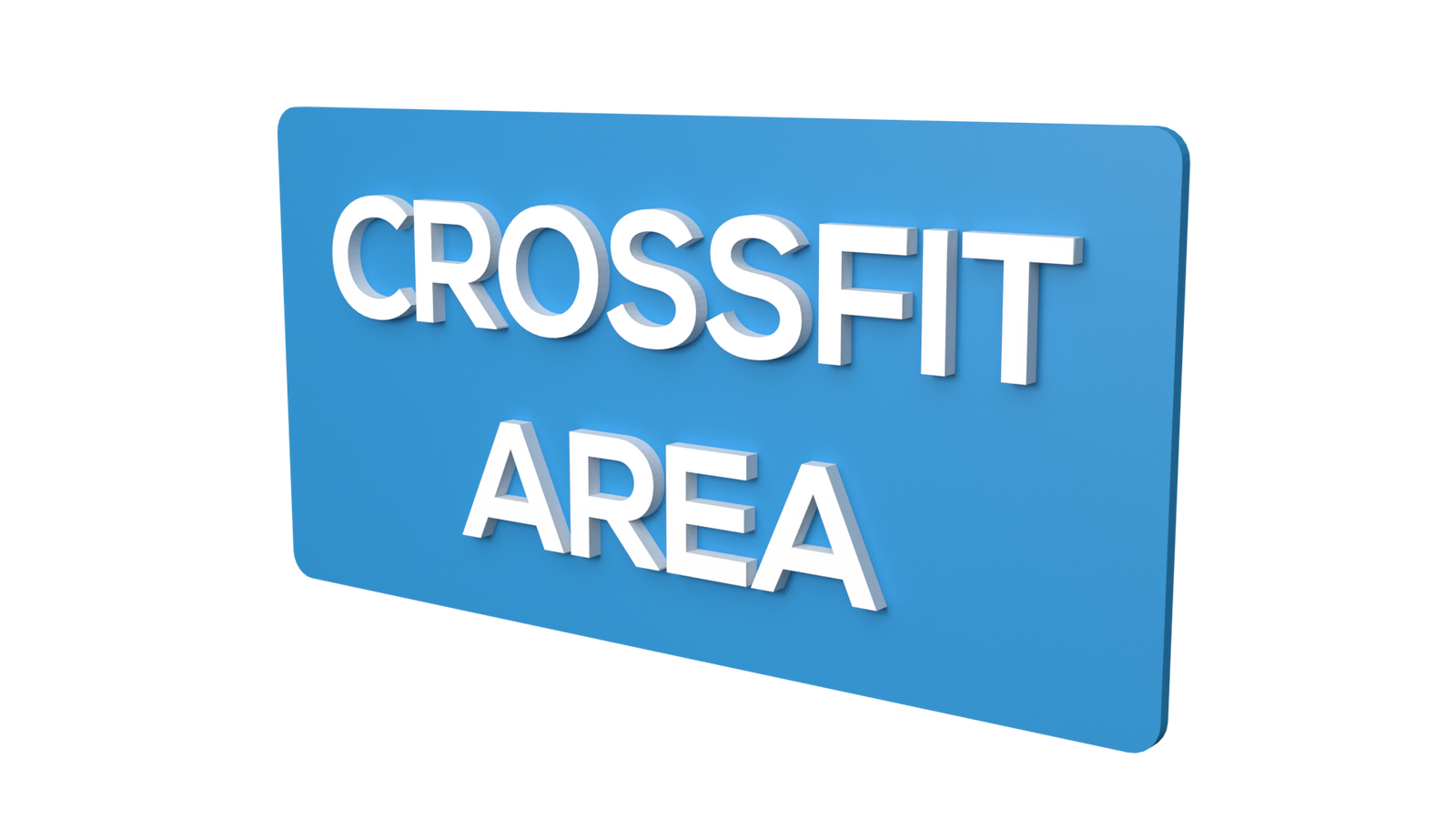 Crossfit Area sign | Crossfit Area sign board | Crossfit Area Signage