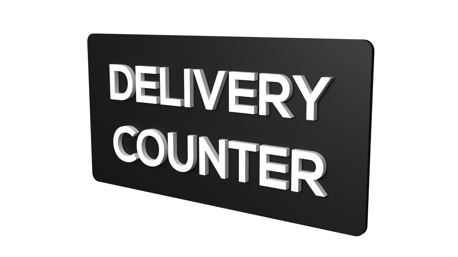 Delivery Counter | Delivery Counter signage | Delivery Counter sign board