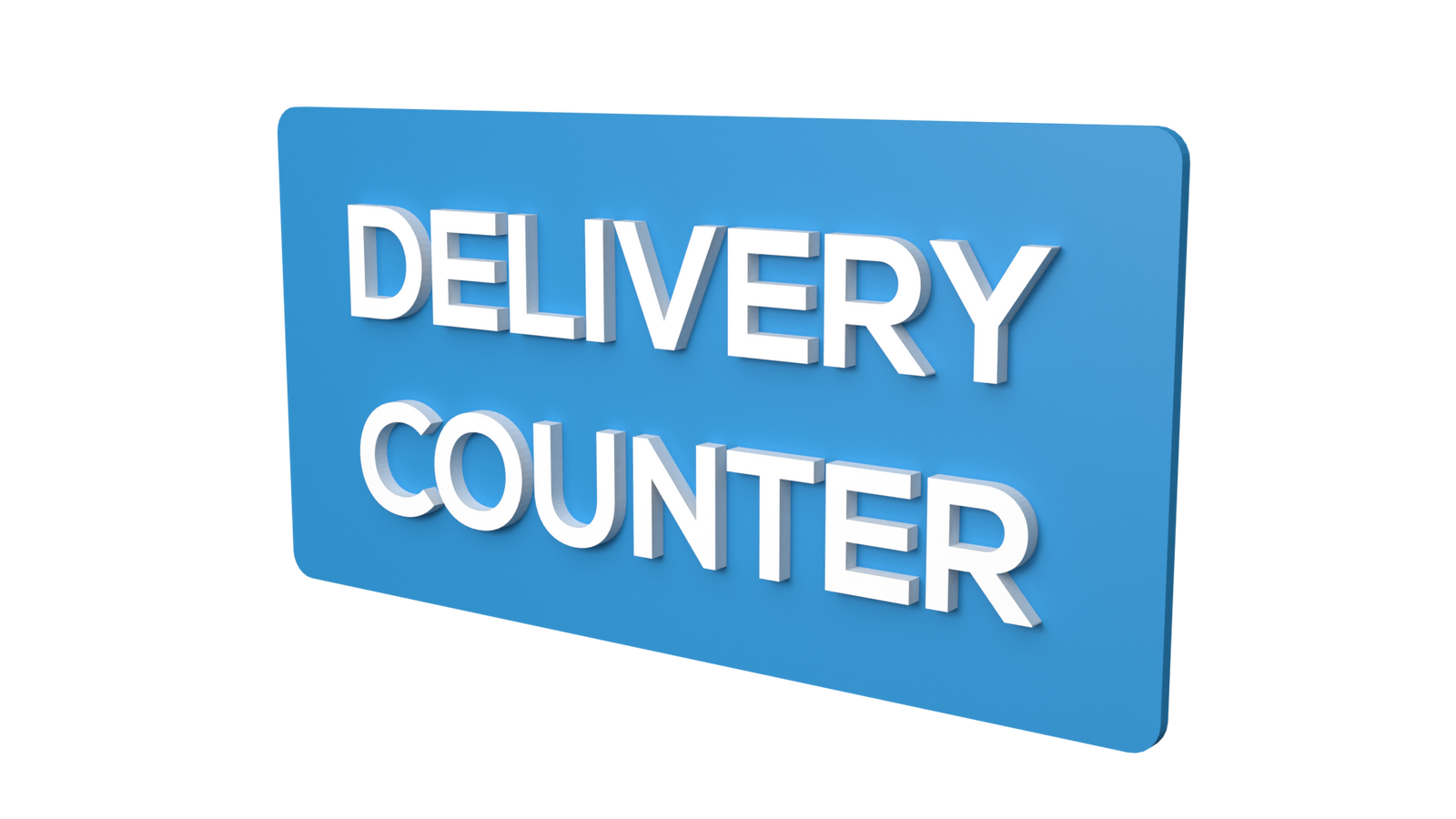 Delivery Counter | Delivery Counter signage | Delivery Counter sign board