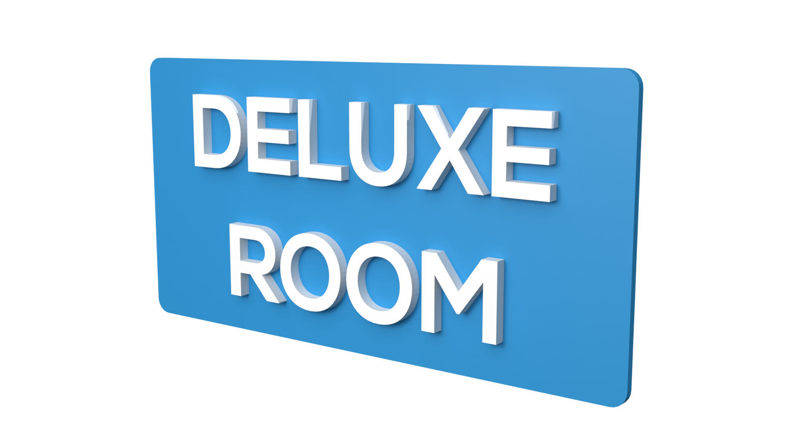 Deluxe room | Deluxe room signage