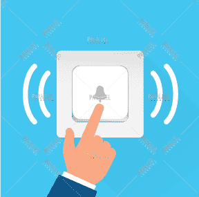 Door Bell | Door Bell stickers & posters