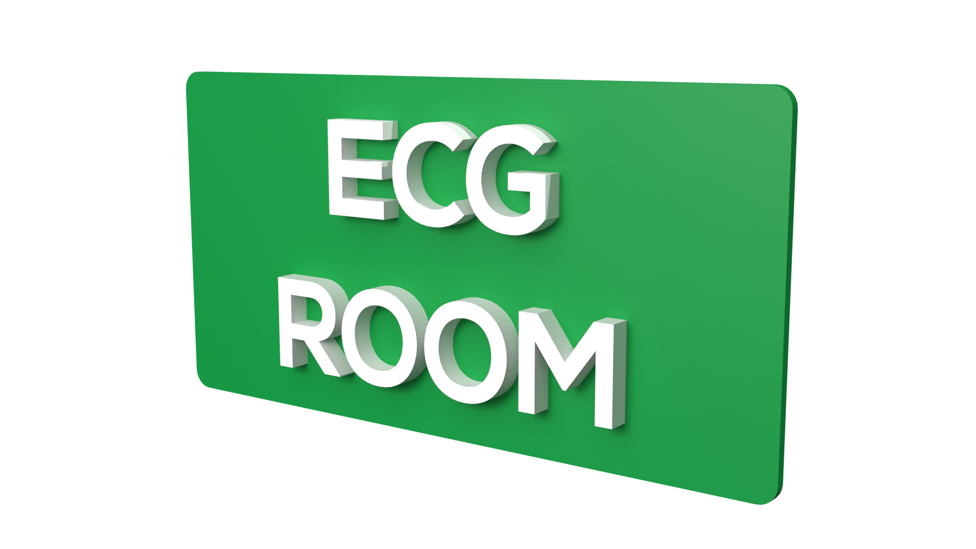 ECG Room | ECG Room Signage | ECG Room sign