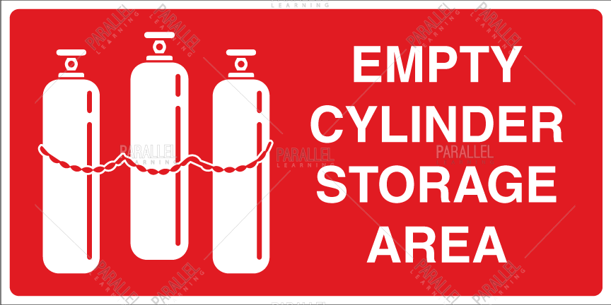 Empty Cylinder Storage Area | Empty Cylinder Storage Area signage ...