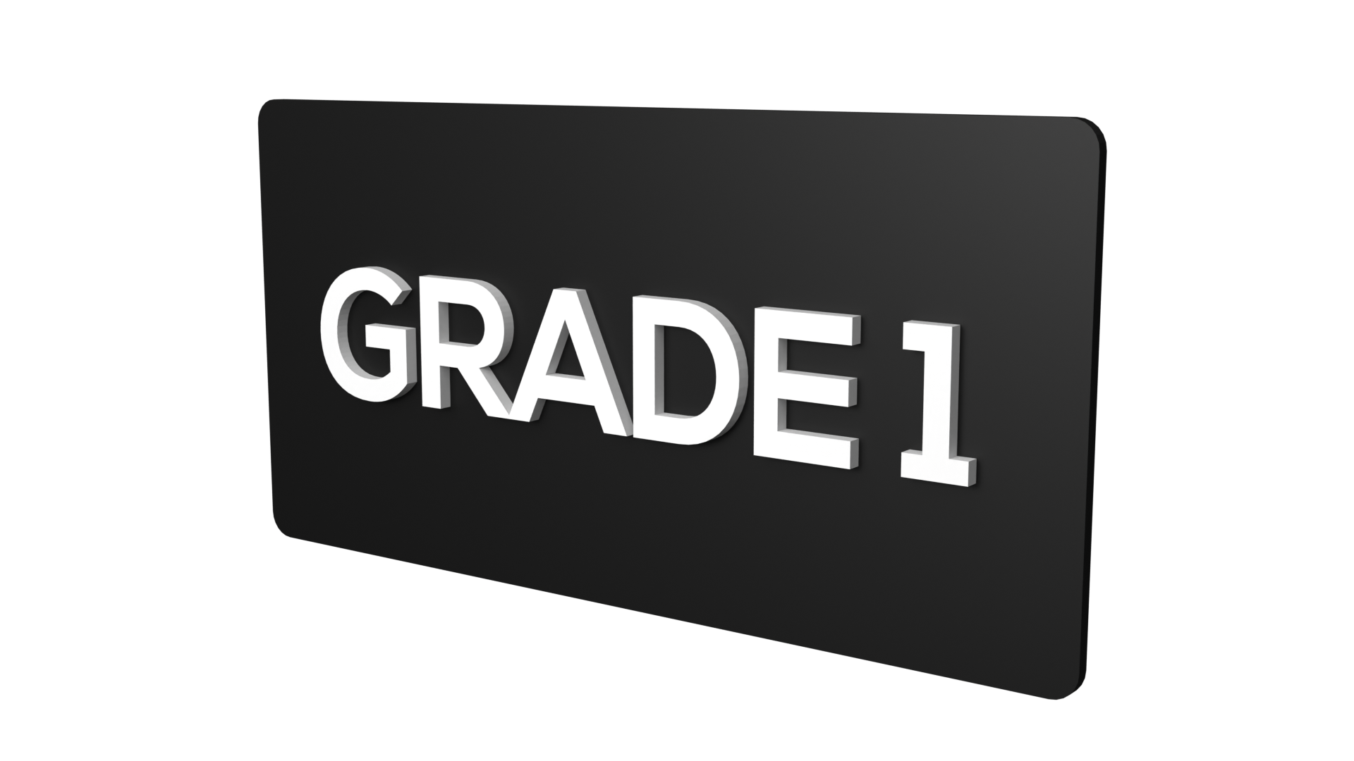 Grade sign board | Grade Signage
