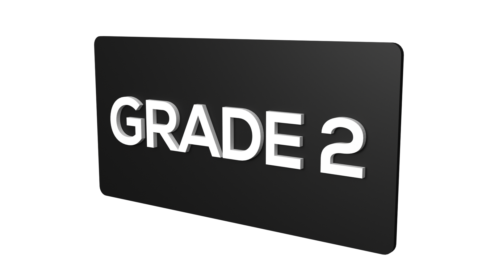 Grade 2 | Grade 2 Signage