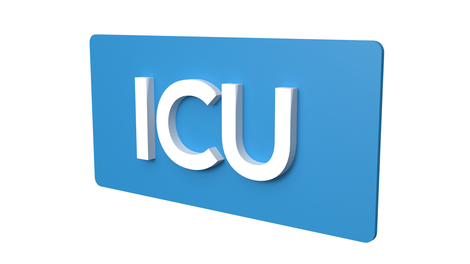 ICU sign board | ICU Signage | hospital sign board