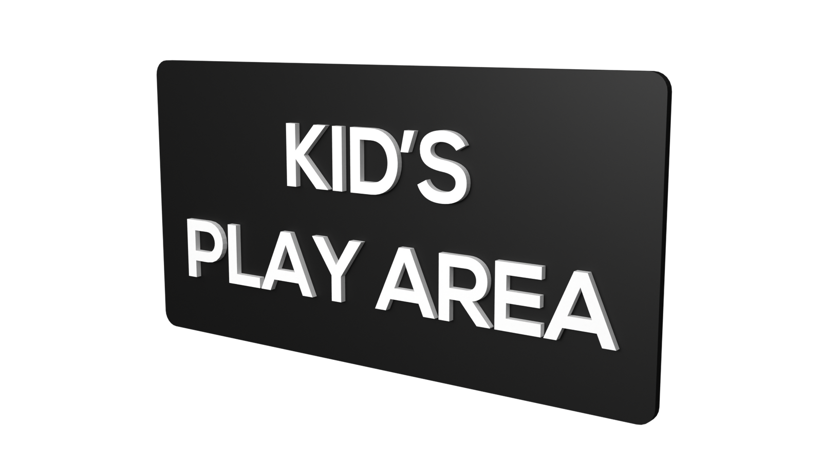 KID'S PLAY AREA | KID'S PLAY AREA Signage