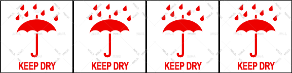 Fragile Keep Dry signage | Fragile Keep Dry sticker & posters