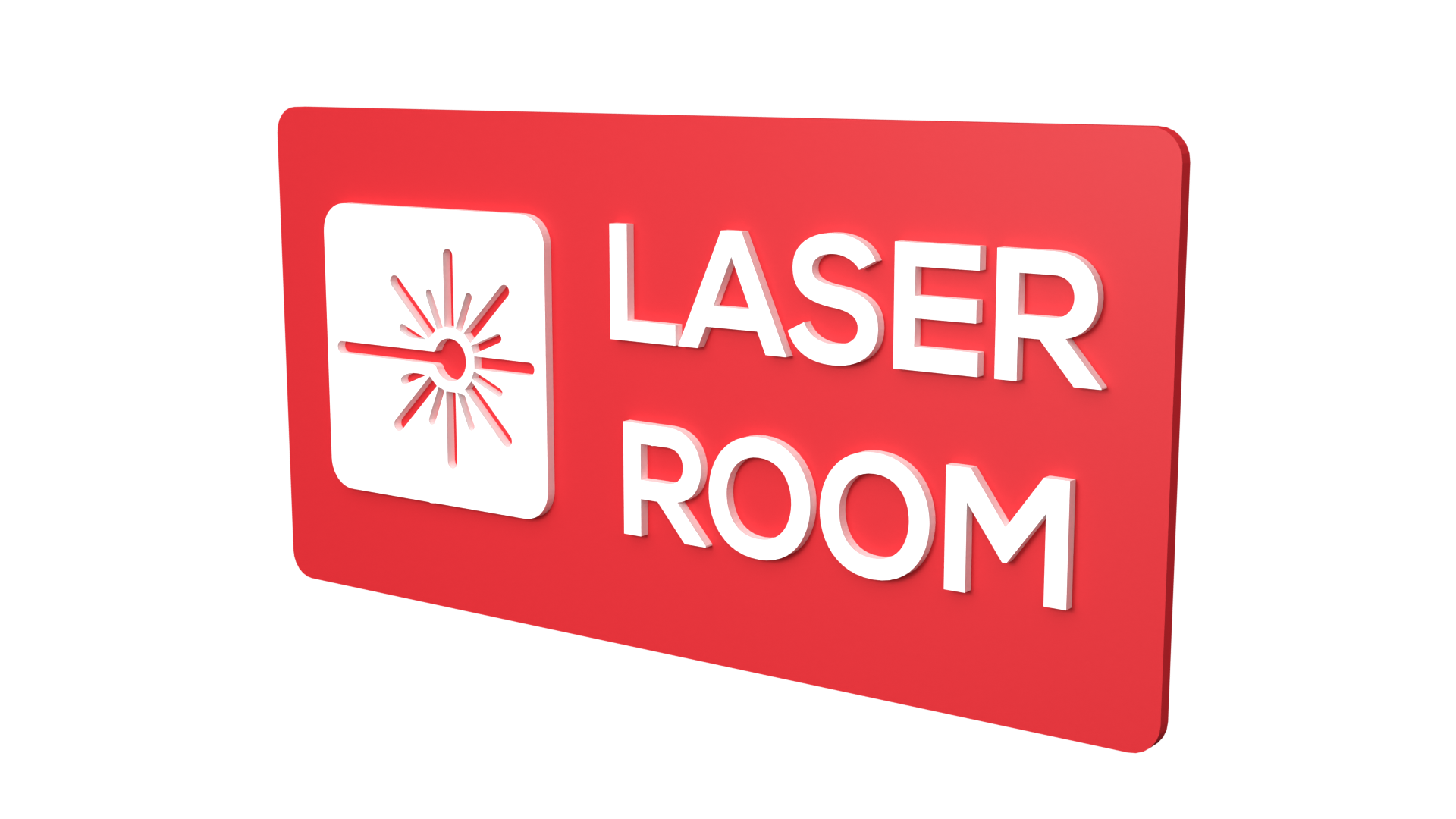 laser room sign | LASER ROOM signboard