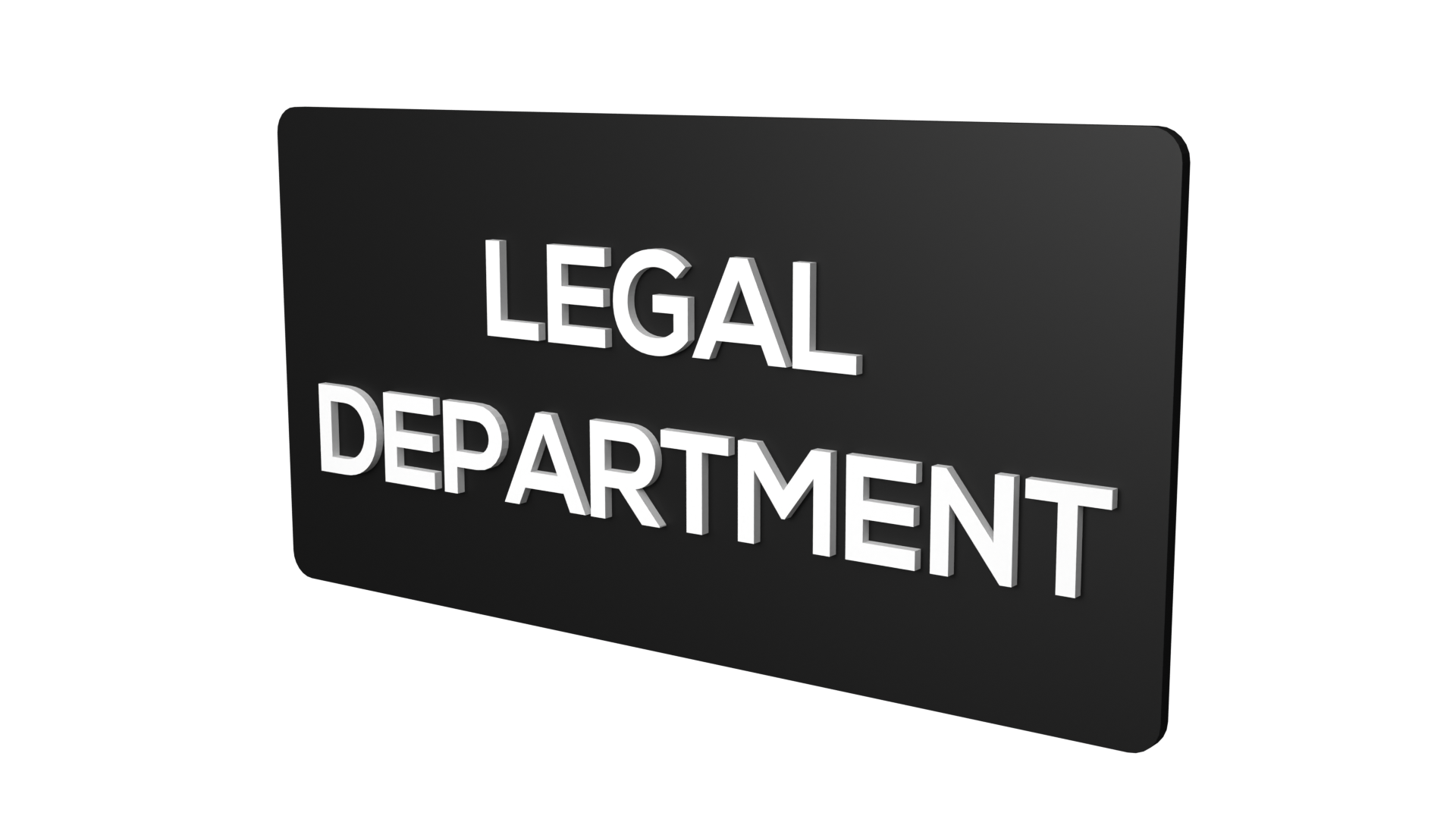 Legal Department | Legal Department Signage