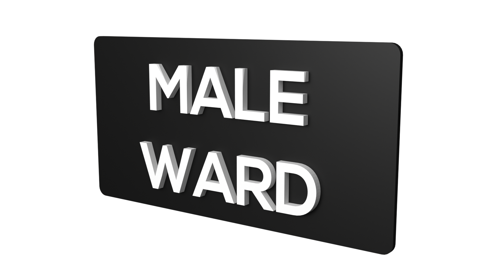 Male Ward Sign board | Male Ward Signage