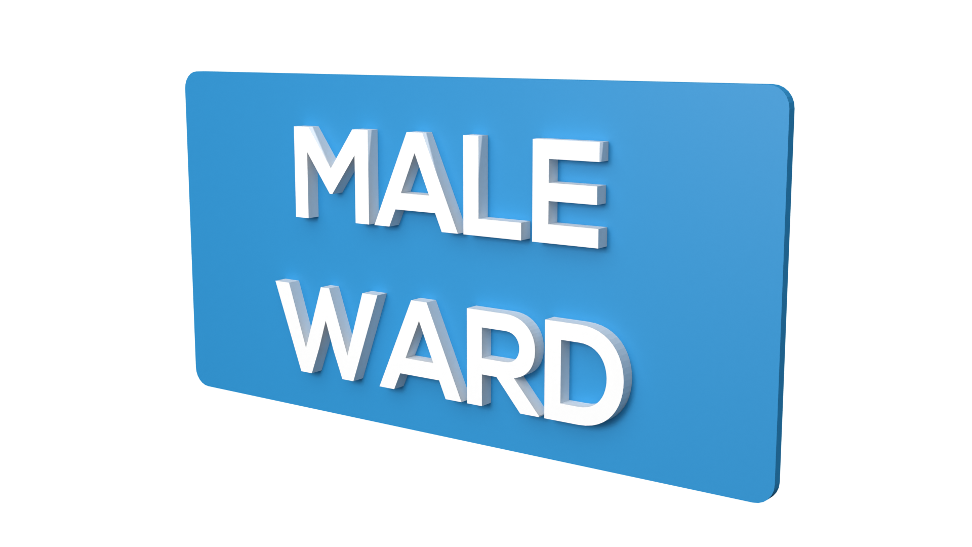 Male Ward Sign board | Male Ward Signage