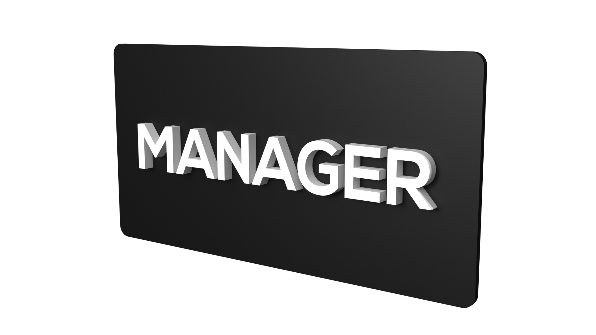 Manager signboard | Manager Signage