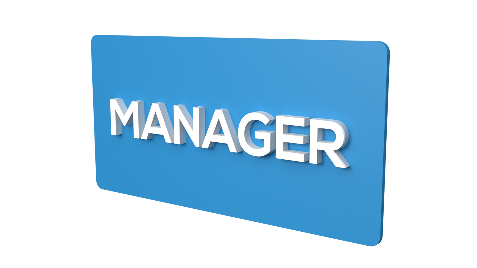 Manager signboard | Manager Signage