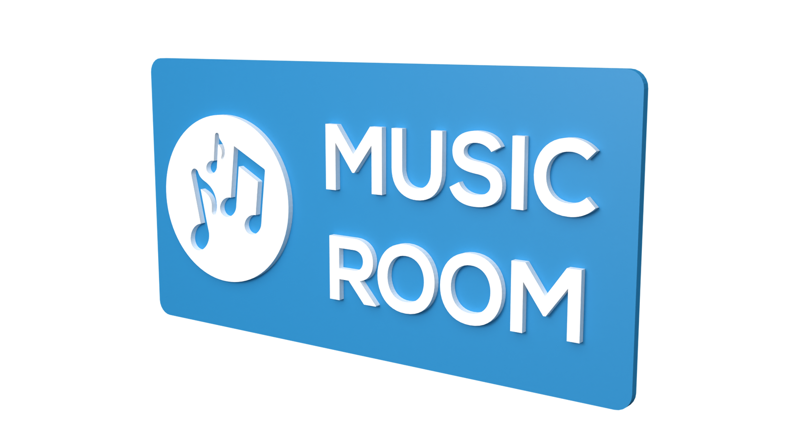 MUSIC ROOM signboard | MUSIC ROOM signage