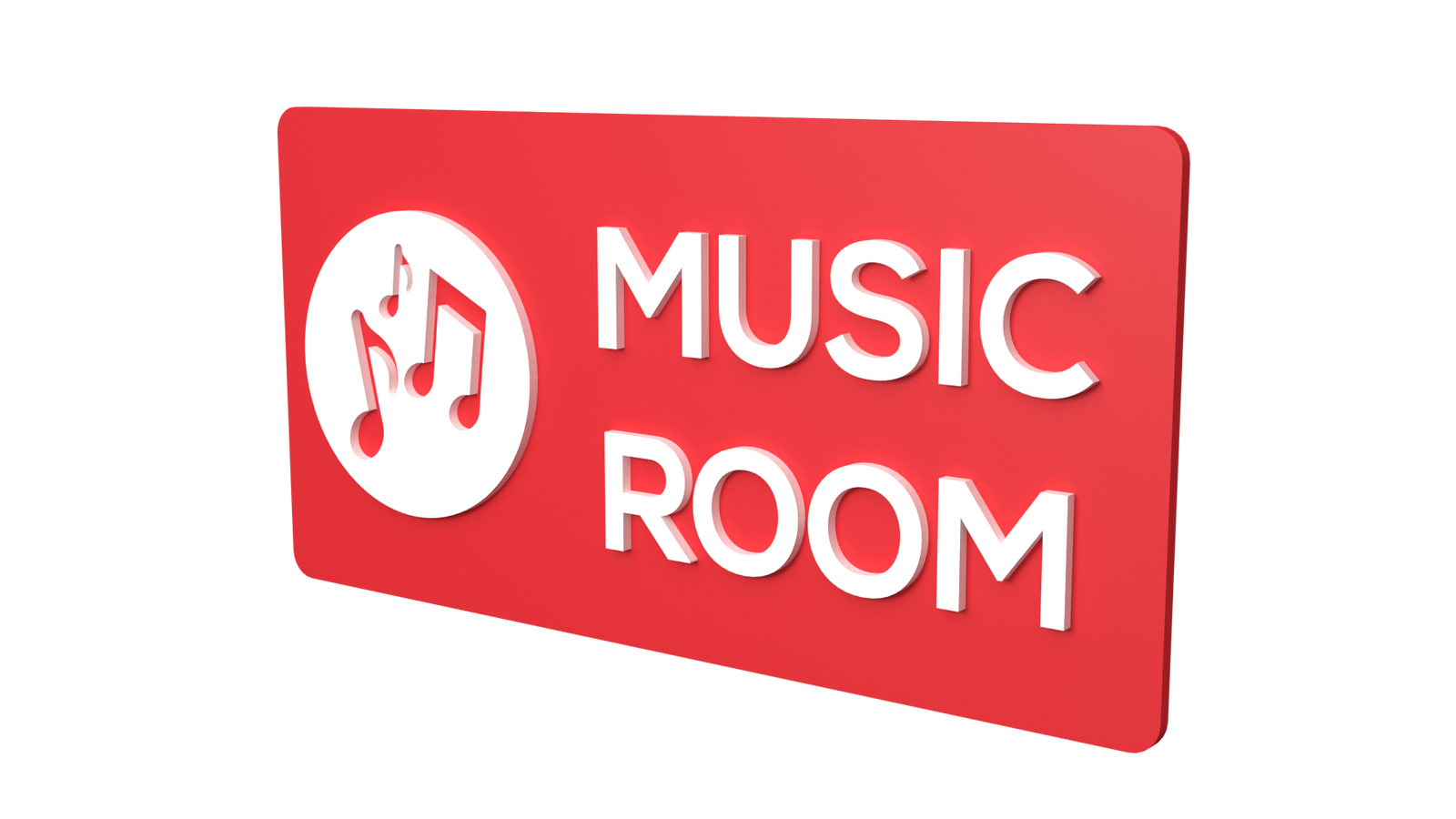 MUSIC ROOM signboard | MUSIC ROOM signage