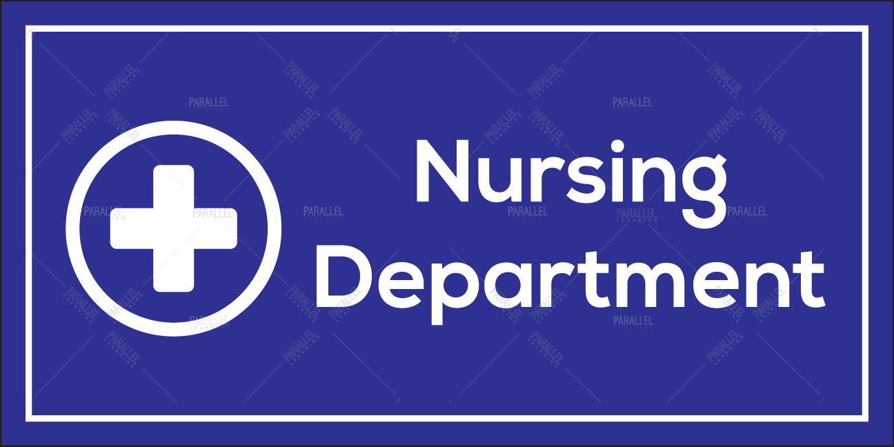 Nursing Department signage | Nursing Department sticker & posters