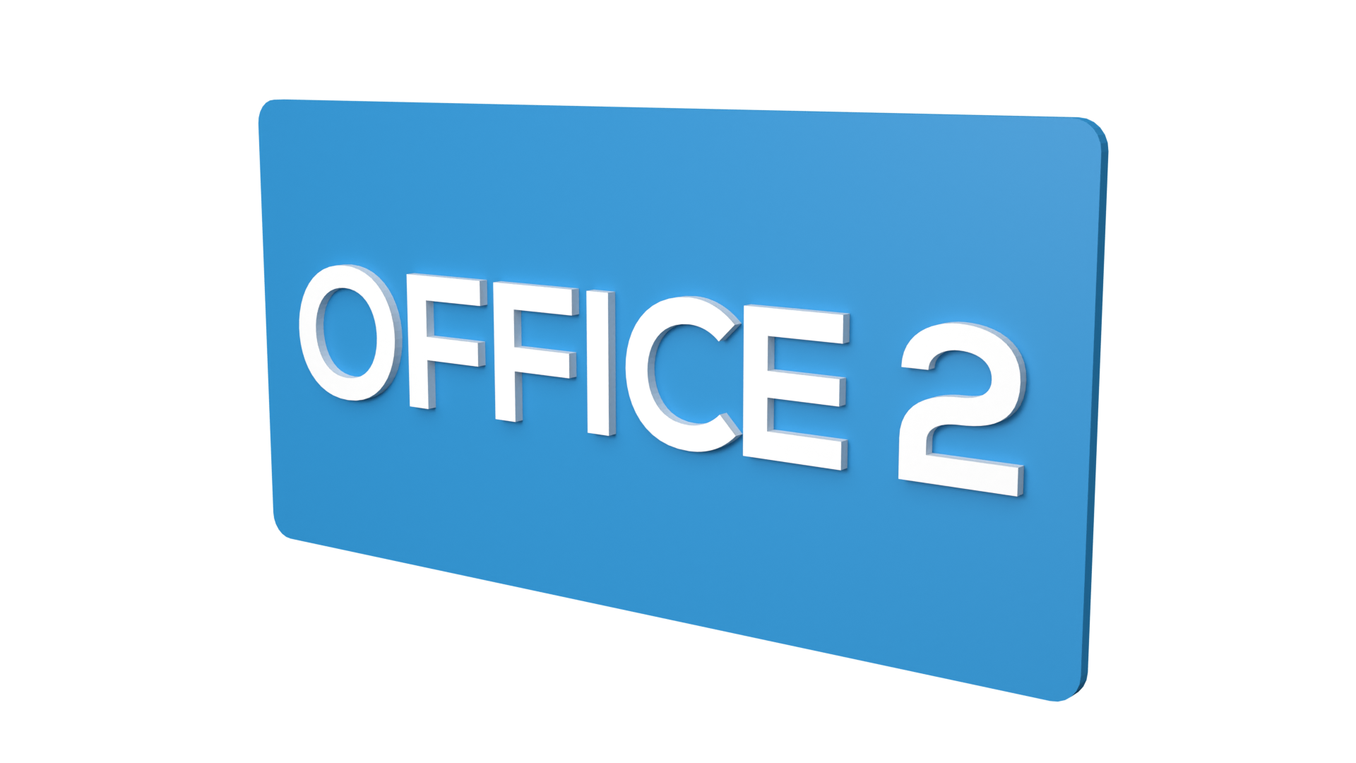 OFFICE 2 Signage | OFFICE name signage