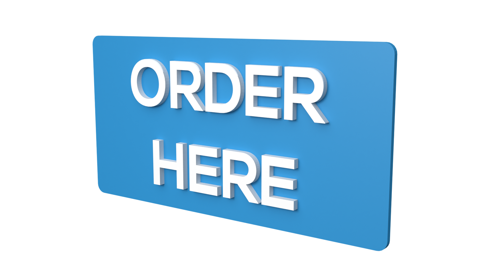 Order Here signage | Order Here signboard