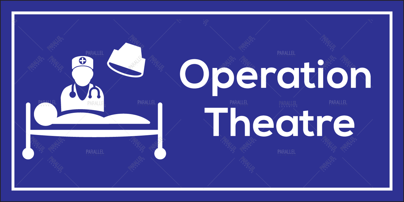 Operation Theatre signage | Operation Theatre sticker & posters
