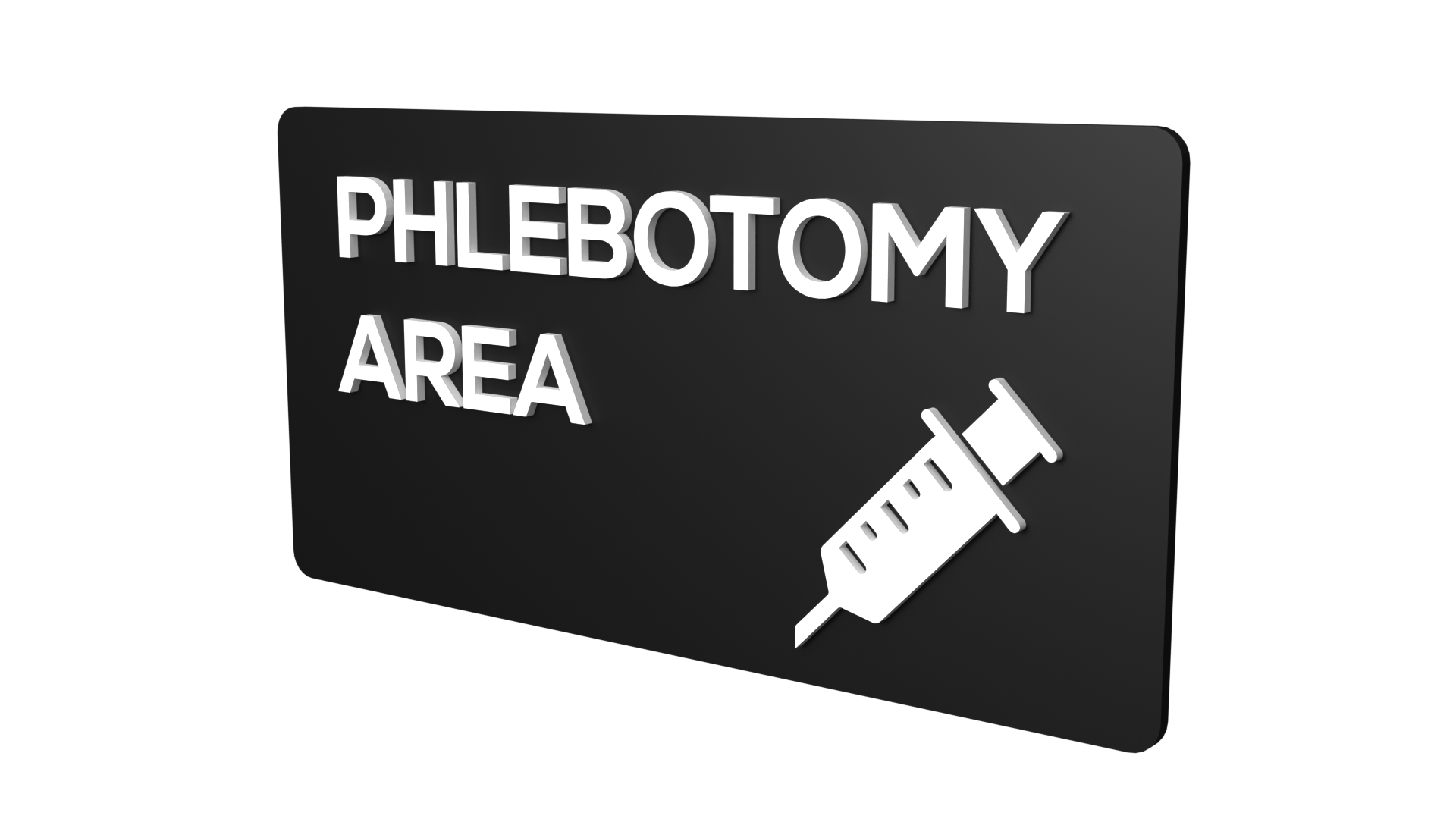 Phlebotomy Area sign | Phlebotomy Area Signage