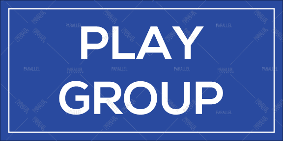 Play Group sticker & posters | play group signage for school