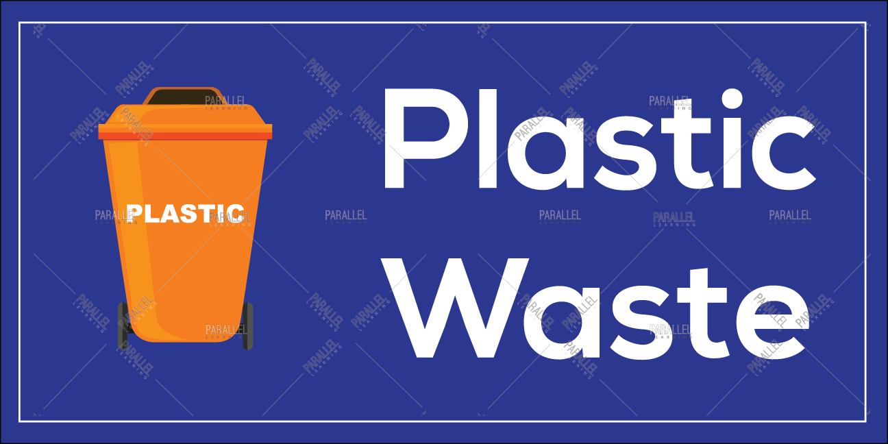 Plastic Waste signage | sticker & posters of plastic waste