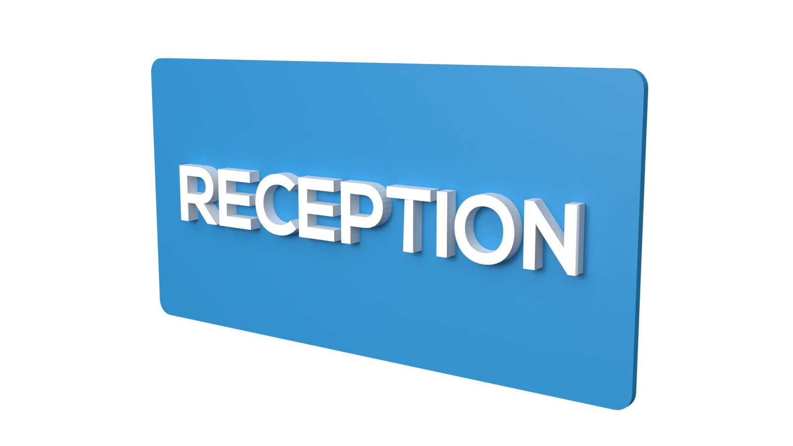 Reception Signboard | Reception Counter Sign Board | Reception Name Plate