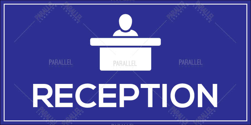 Reception | Reception Sticker & poster