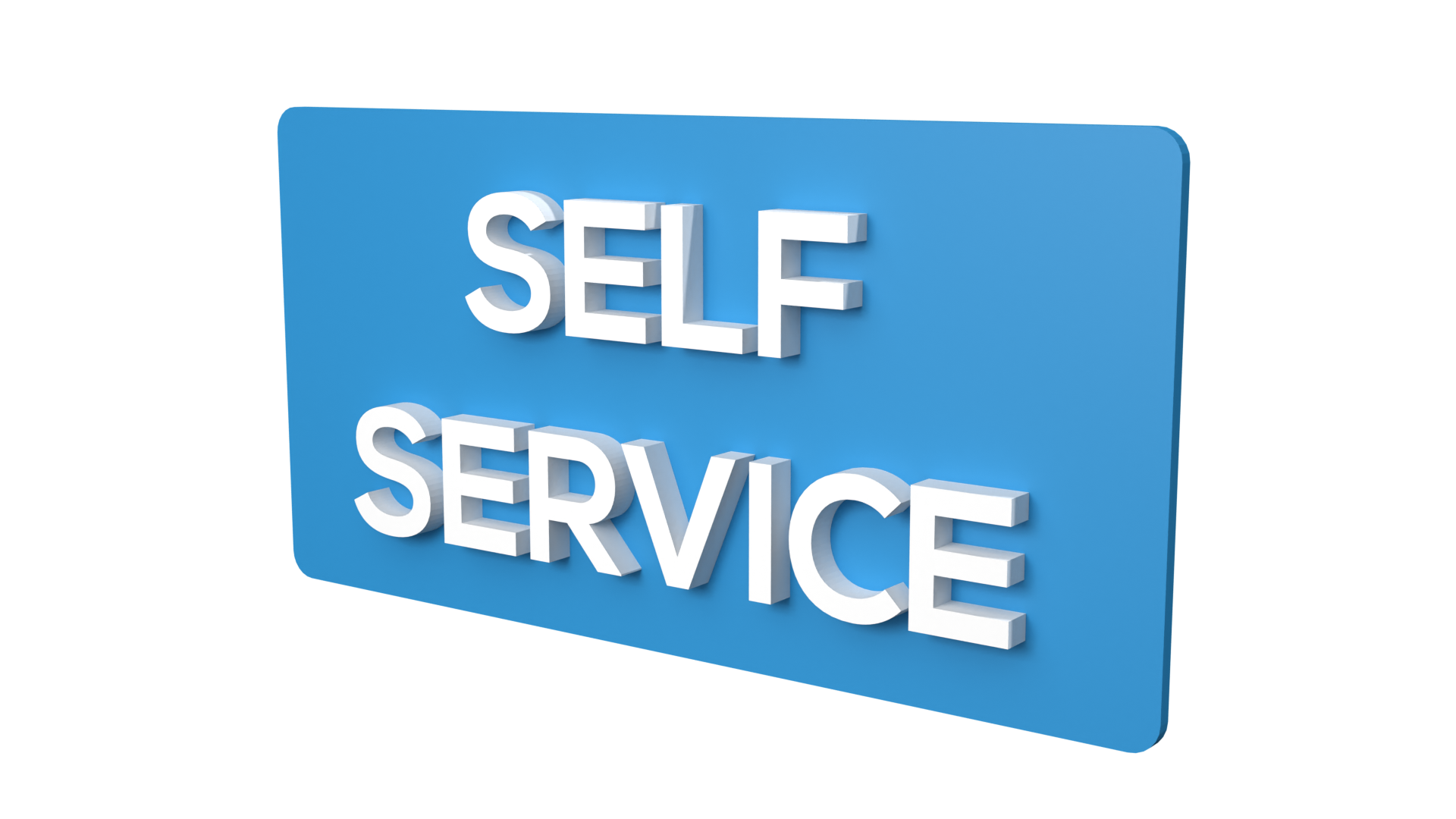 Self Service | Self Service sign board | Self Service Signage