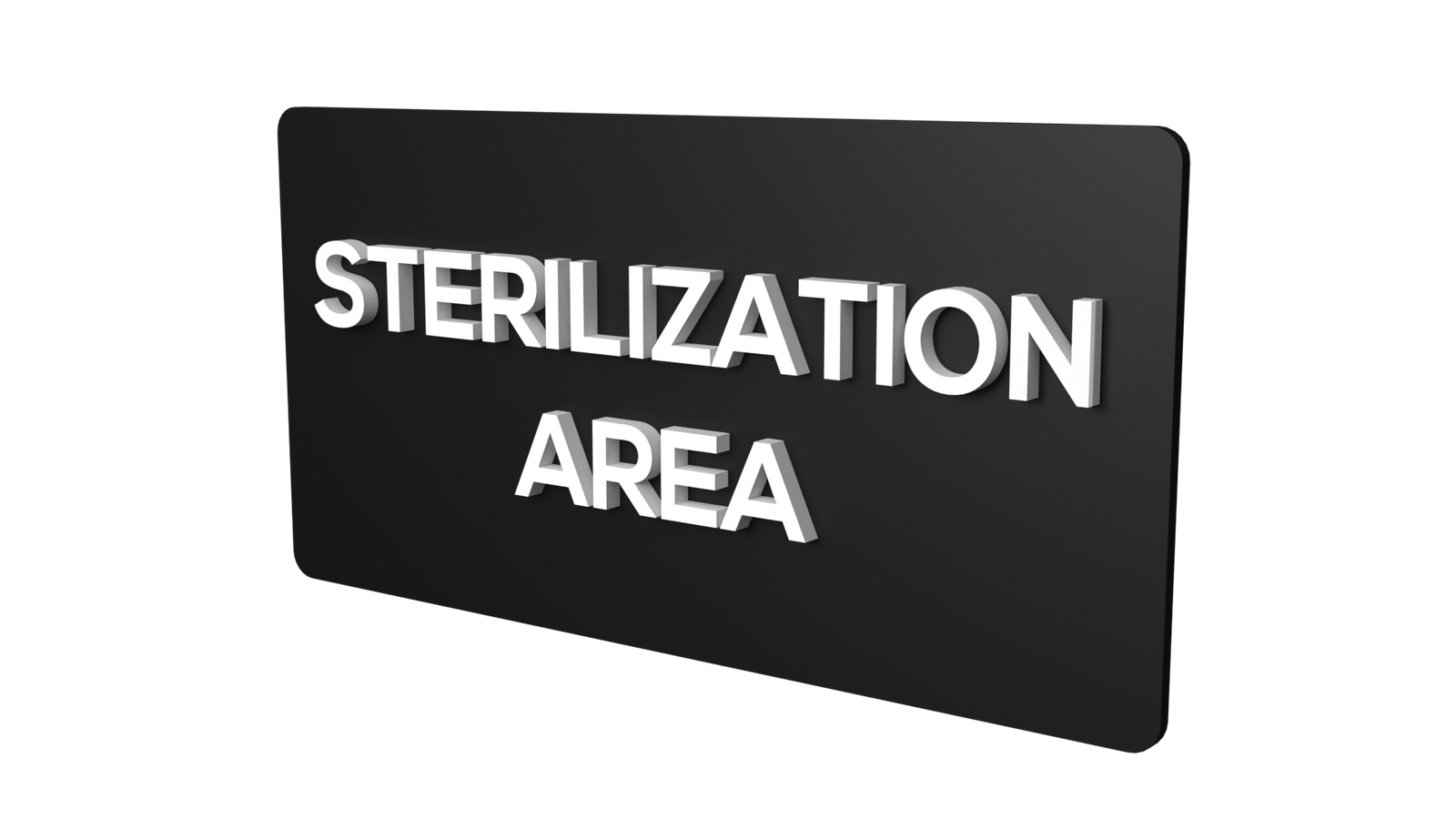 Sterilization Area board | Sterilization Area sign board ...