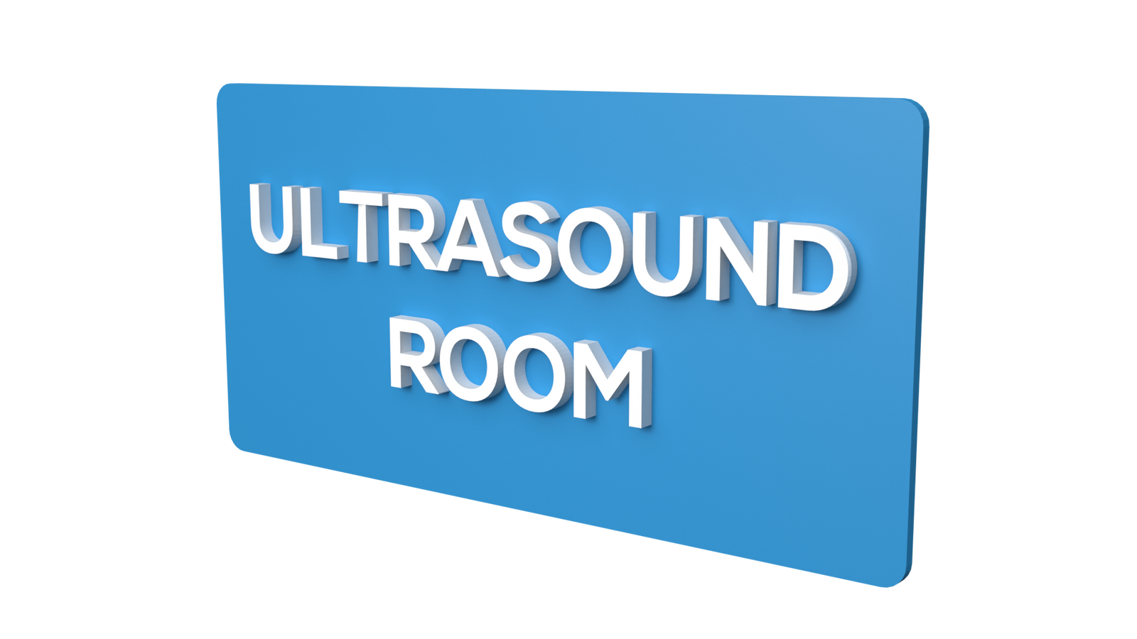 3D Acrylic | Ultrasound Room signage | Ultrasound Room signboard