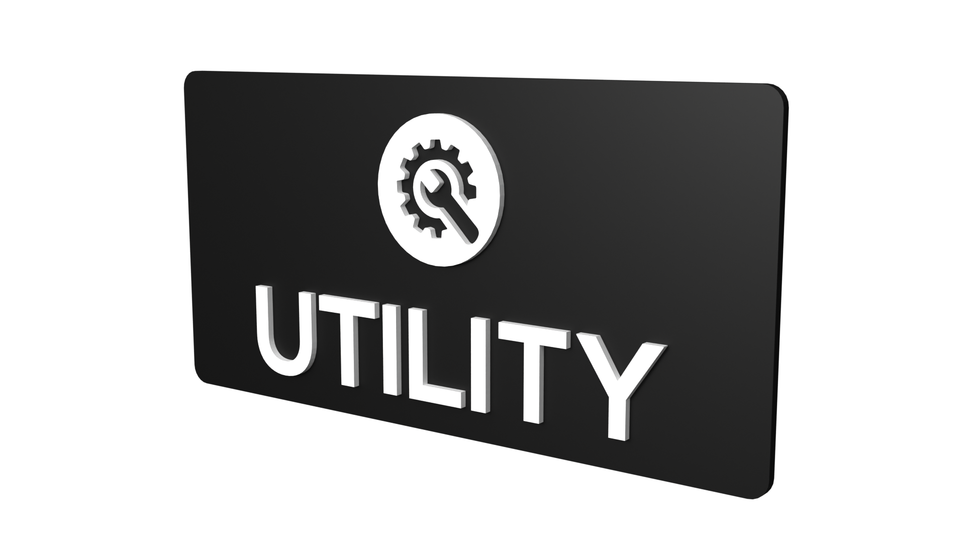 Utility | Utility signage | Utility signboard