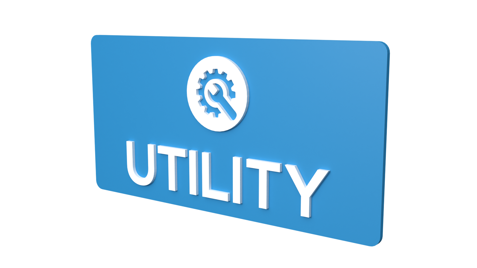 Utility | Utility signage | Utility signboard