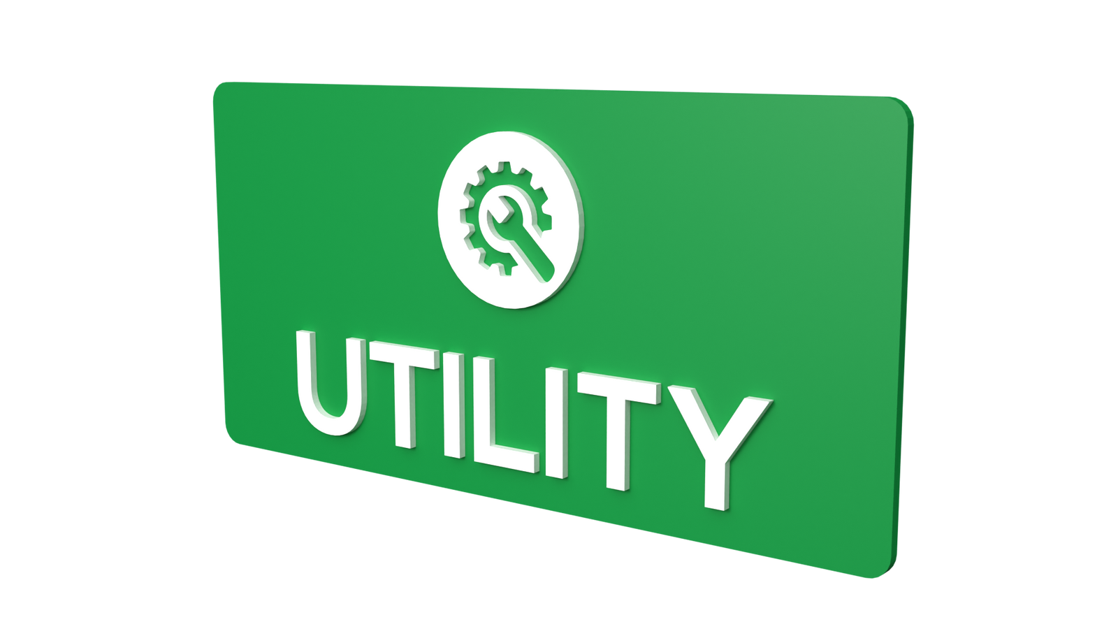 Utility | Utility signage | Utility signboard