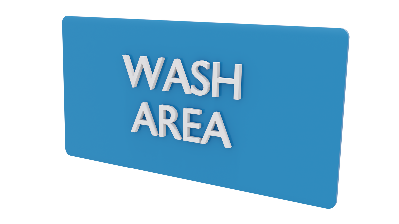 Wash Area toilet sign board | Wash Area signage | Wash Area signboard